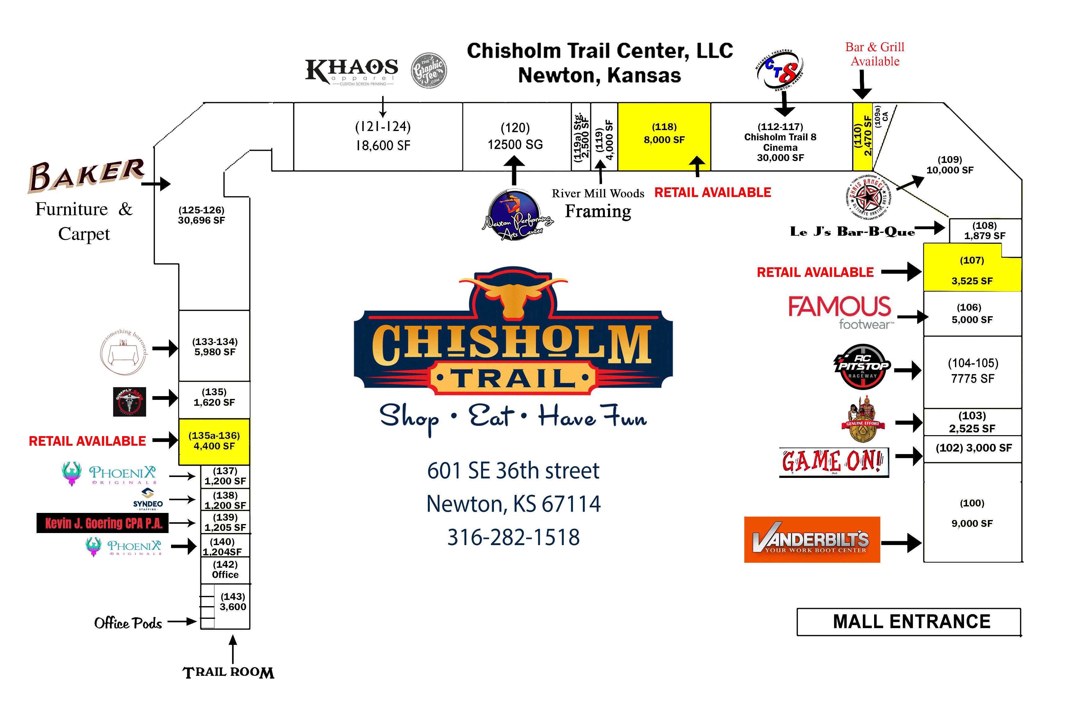 Chisholm Trail Center - Newton, Kansas